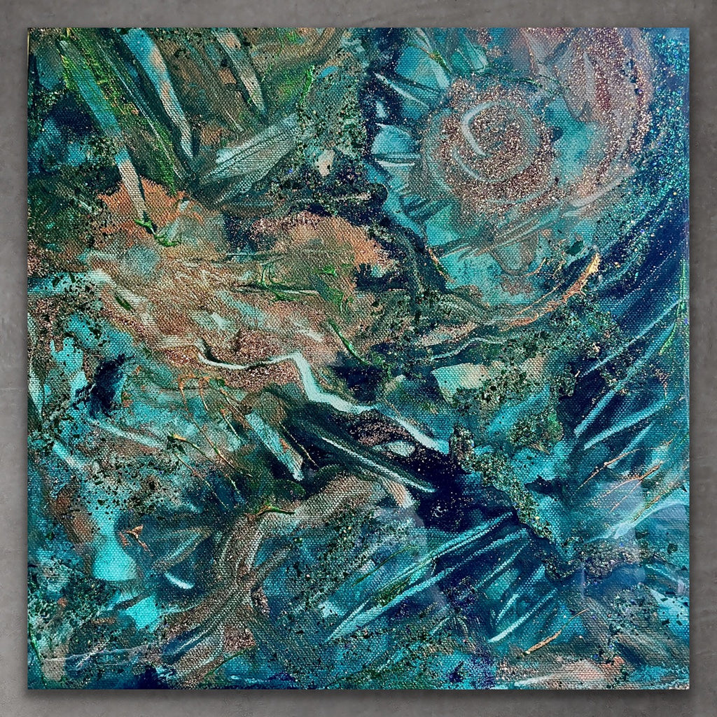 Dive 12x12– Heather Pond Art